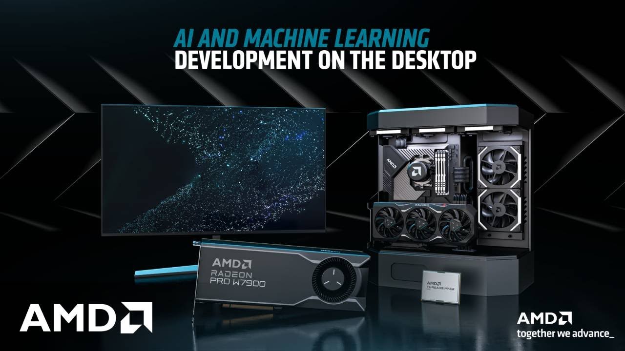 GPU AMD Radeon PRO W7900 de Doble Ranura, ROCm 6.1.3 ya está disponible ...