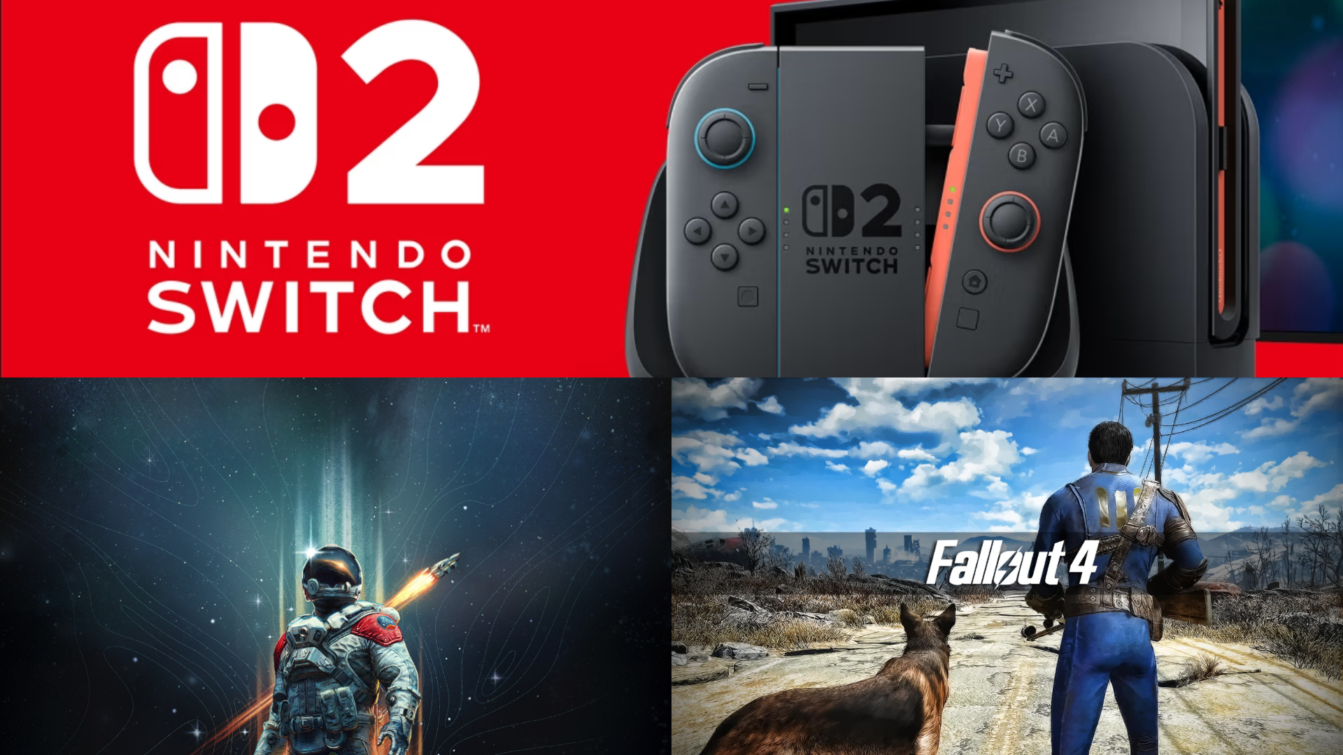 Fallout 4 y Starfield llegarían al Nintendo Switch 2 según filtrador