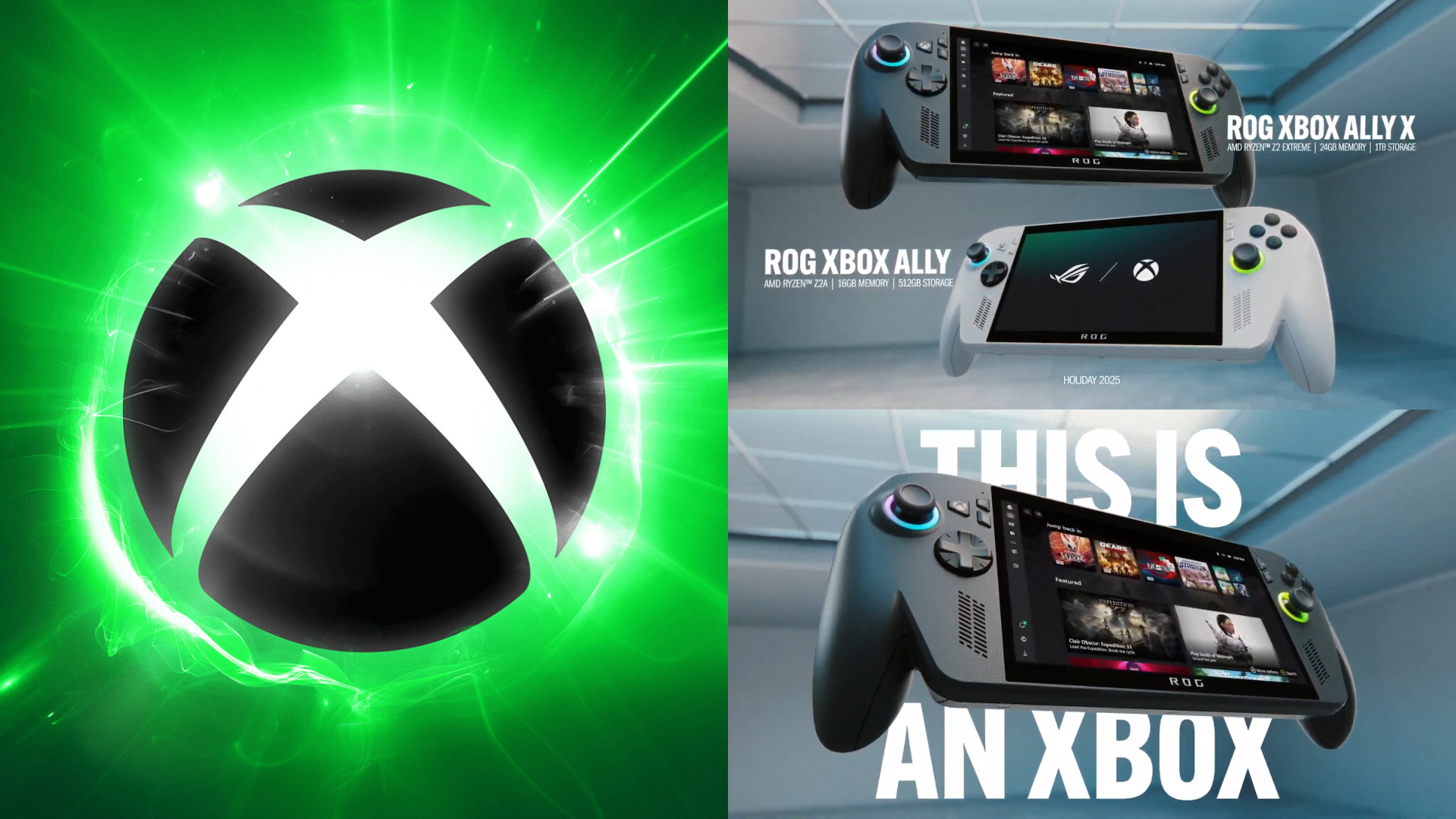 Microsoft revela las ROG Xbox Ally en la Xbox Games Showcase