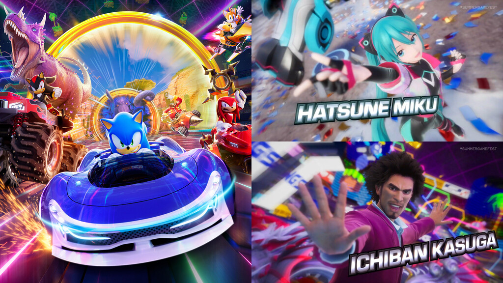 Sonic Racing: CrossWorlds tendrá a Hatsune Miku, Ichiban Kasuga y más