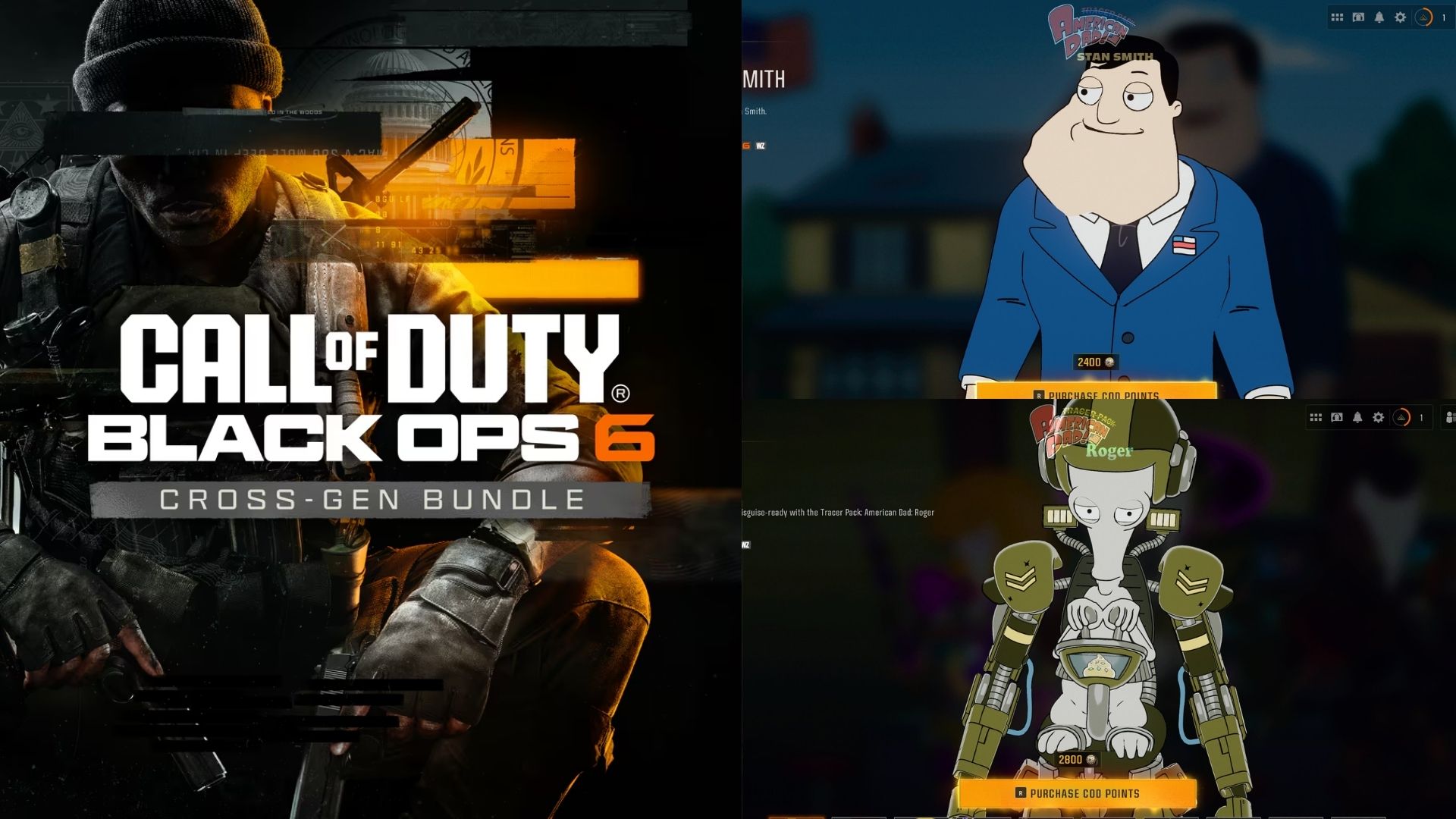 American Dad llega a Black Ops 6 con skins de Stan Smith y Roger