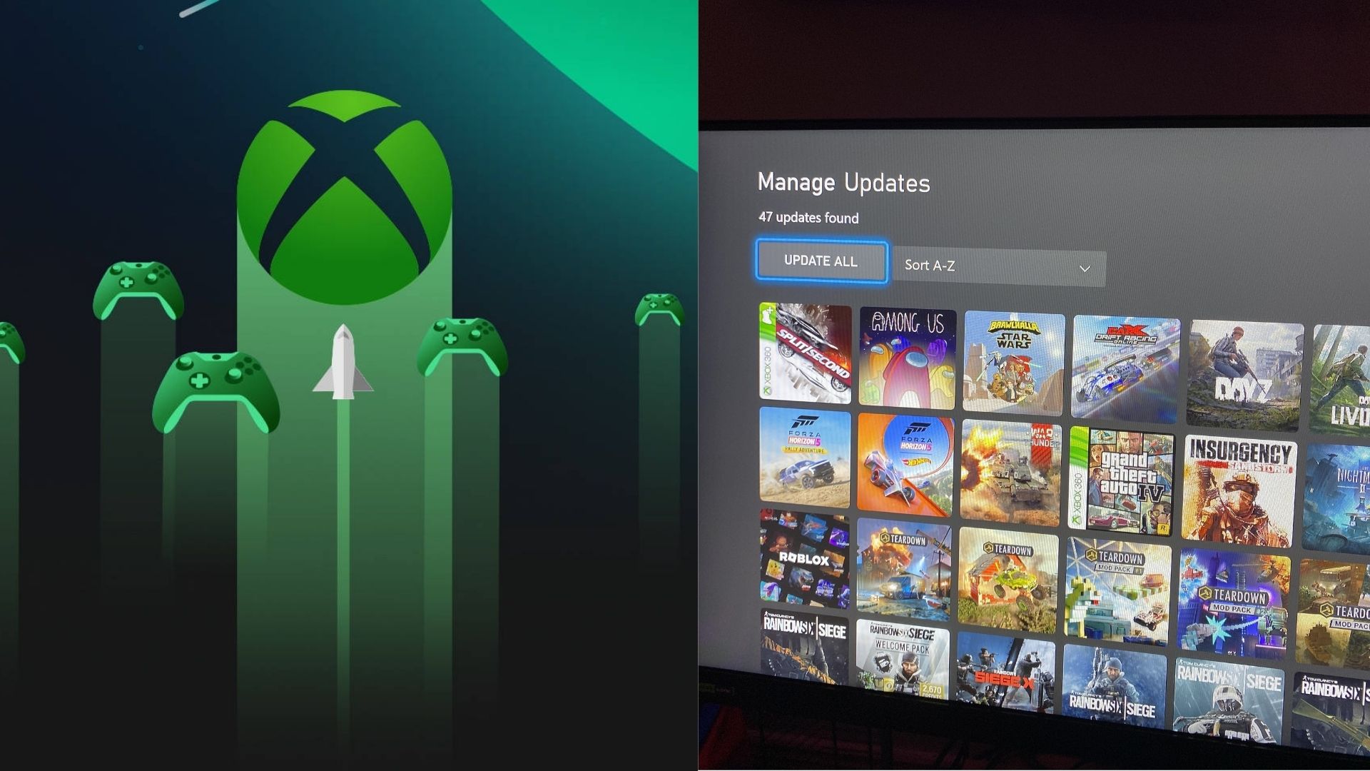 Glitch en Xbox causa que consolas pidan actualizar juegos instalados