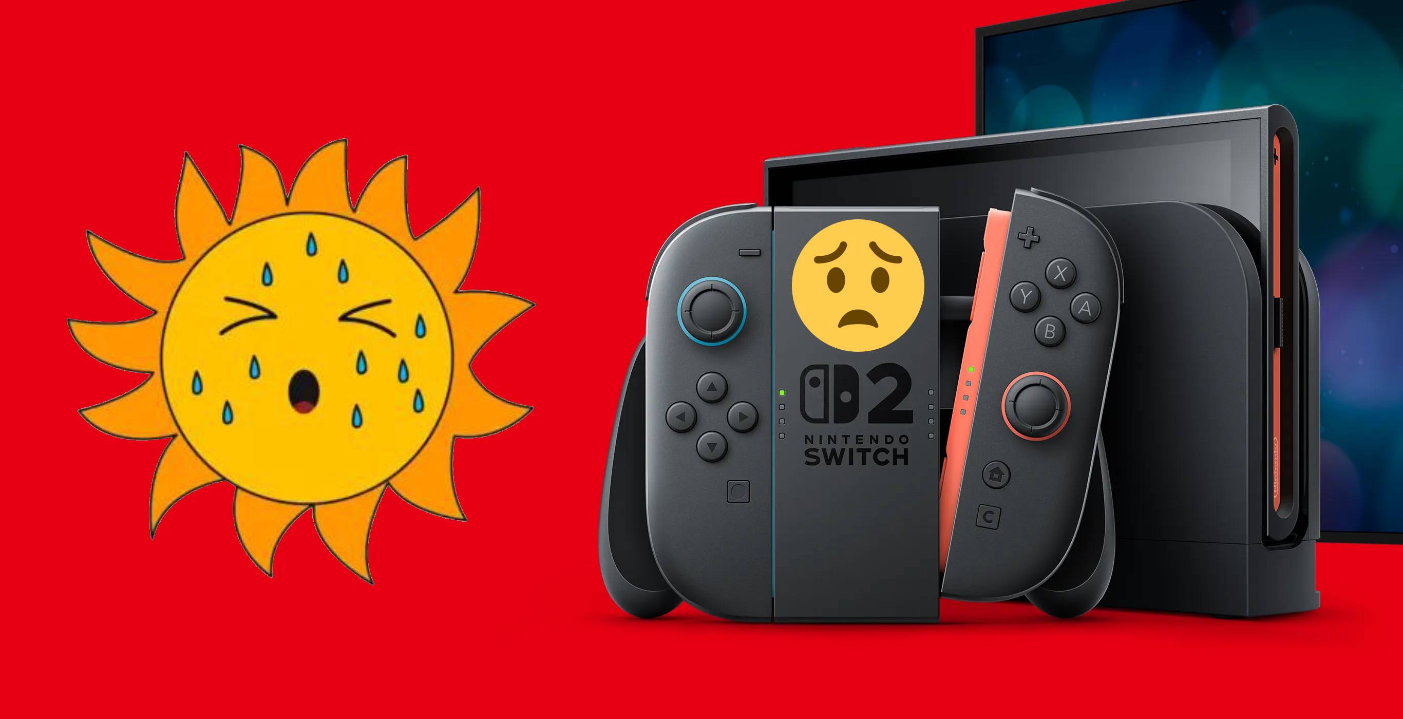 Usar el Nintendo Switch 2 bajo el sol podría dañar la consola